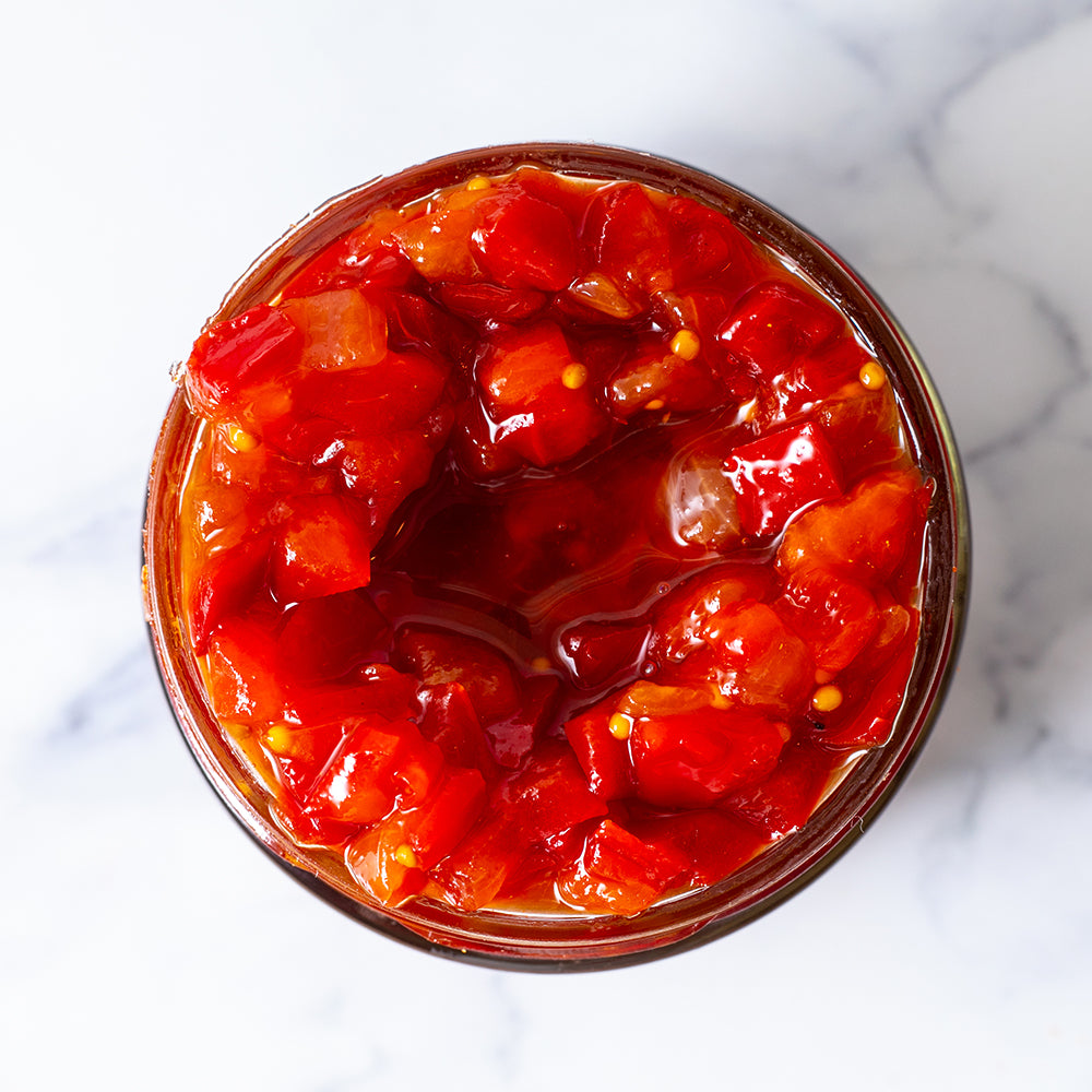 Sweet Red Pepper Relish - Fourth Creek Foods