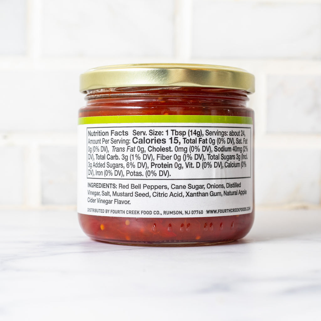 Sweet Red Pepper Relish - Fourth Creek Foods